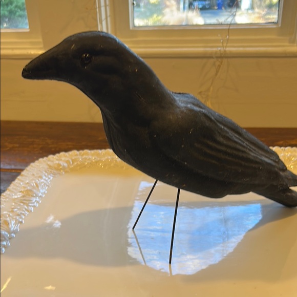 Holiday | Vintage Black Paper Mache Crow | Poshmark